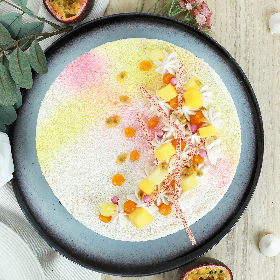 Entremet • Vanille et Fruits Exotiques | Fantaisy Traiteur | Rueil ...